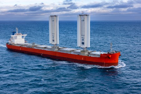 Worlds first wind-powered vessel completes maiden voyage | Dry Bulk